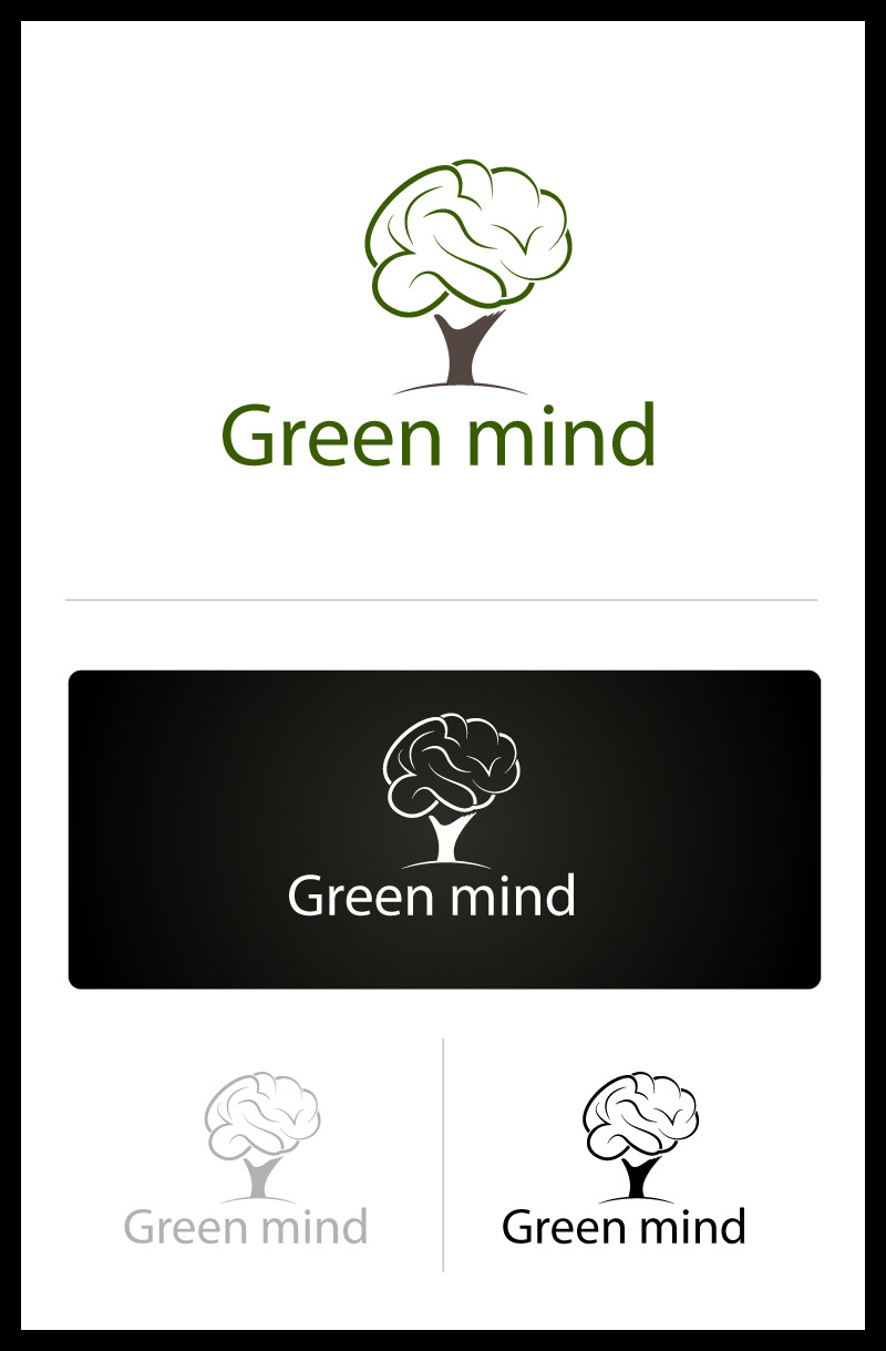 Mind Tree Logo Design Template #235347 - TemplateMonster