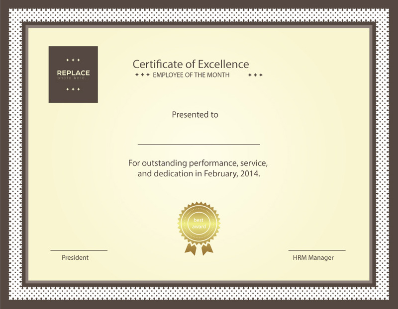 Clean Certificate Design Template #234278 - TemplateMonster