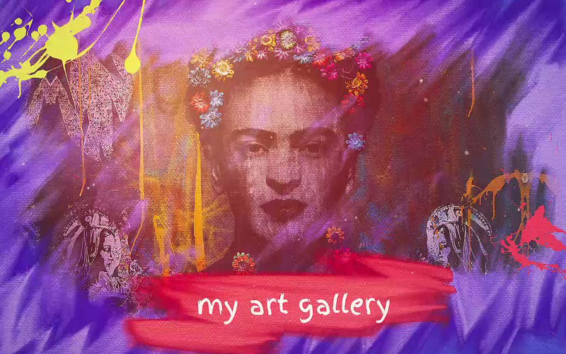 Artist Gallery After Effects Template - TemplateMonster