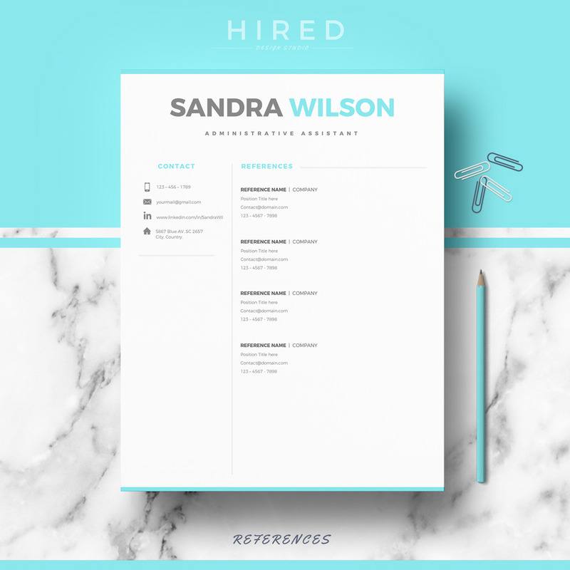 SANDRA B. - CV Bundle 2 & 3 Template Bundle with Cover Letter ...