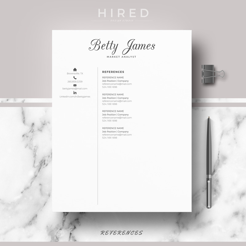 BETTY - Currículum vitae profesional de analista de mercado. CV minimalista con portada y ...