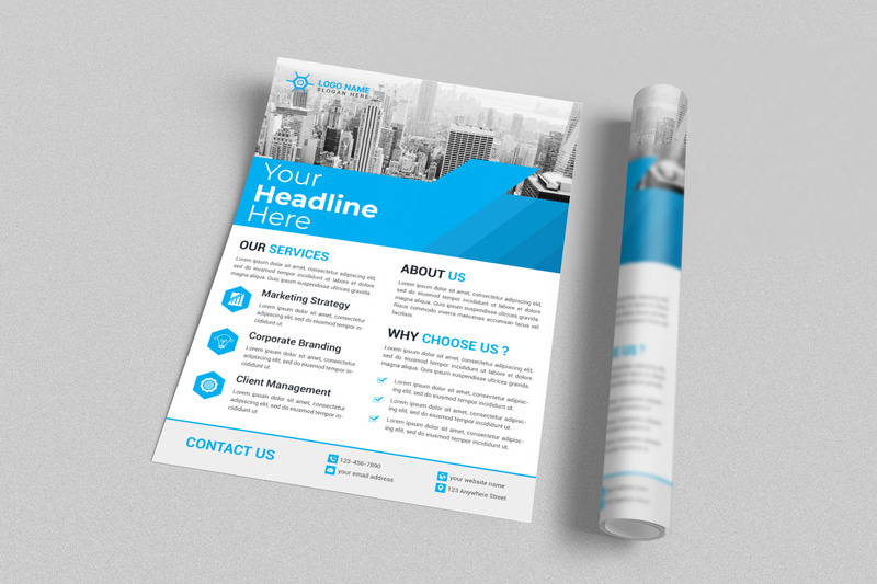 Professional Flyer Design Template V01 - TemplateMonster