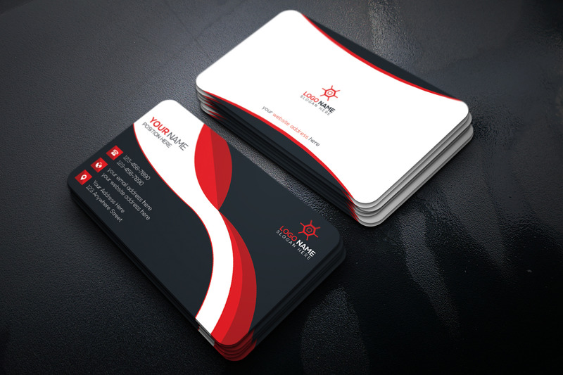 Professional Business Card Design Template V2