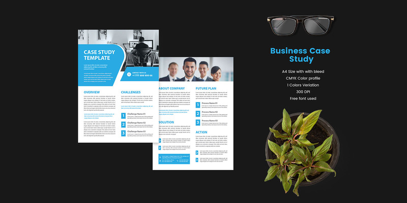 Multipurpose Business Case Study Template - TemplateMonster