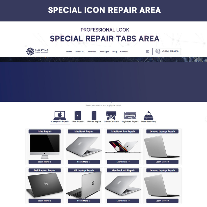 Smarting Phone Computer Repair Wordpress Theme