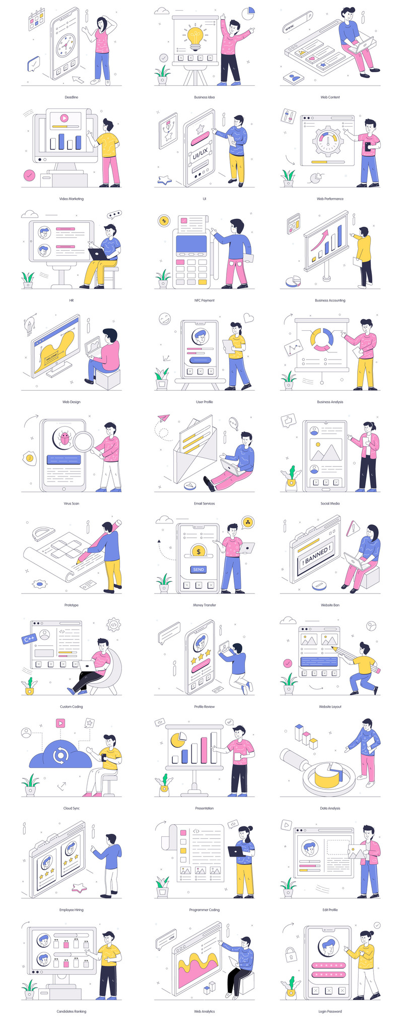 60 Perfect Swift Illustrations #246243 - TemplateMonster