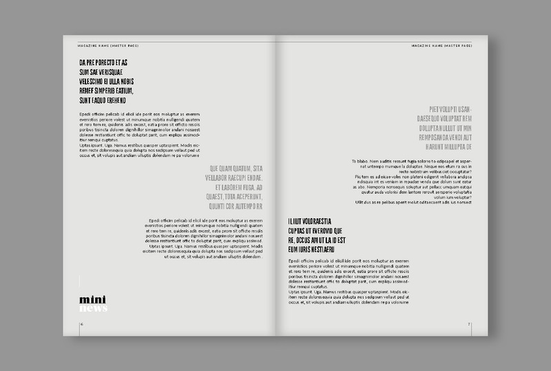 Magazine Layout - Adobe InDesign #172058 - TemplateMonster