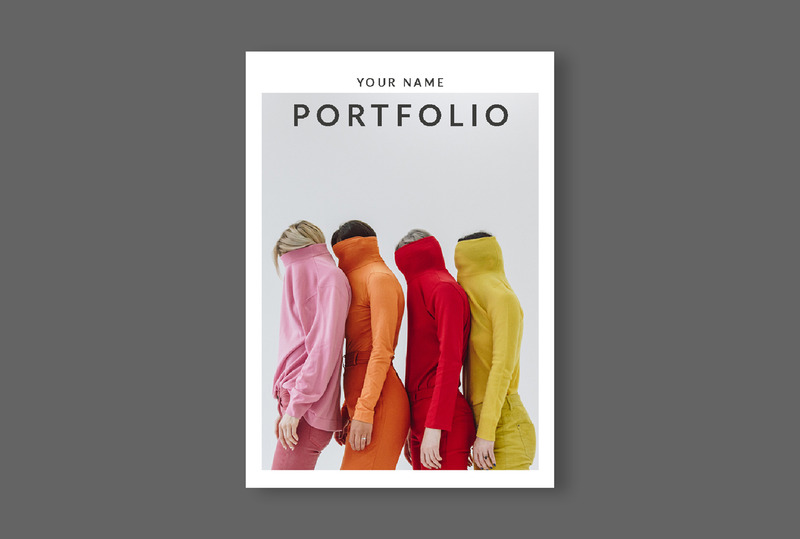 Minimalist Portfolio Layout. Magazine Templates