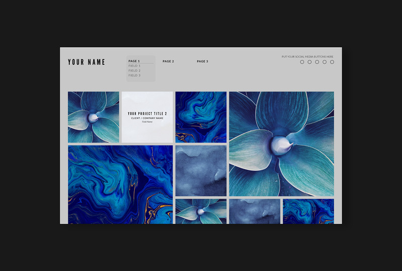 Photography/Portfolio Website Magazine Templates