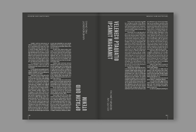 Magazine Layout - Adobe InDesign #172058 - TemplateMonster