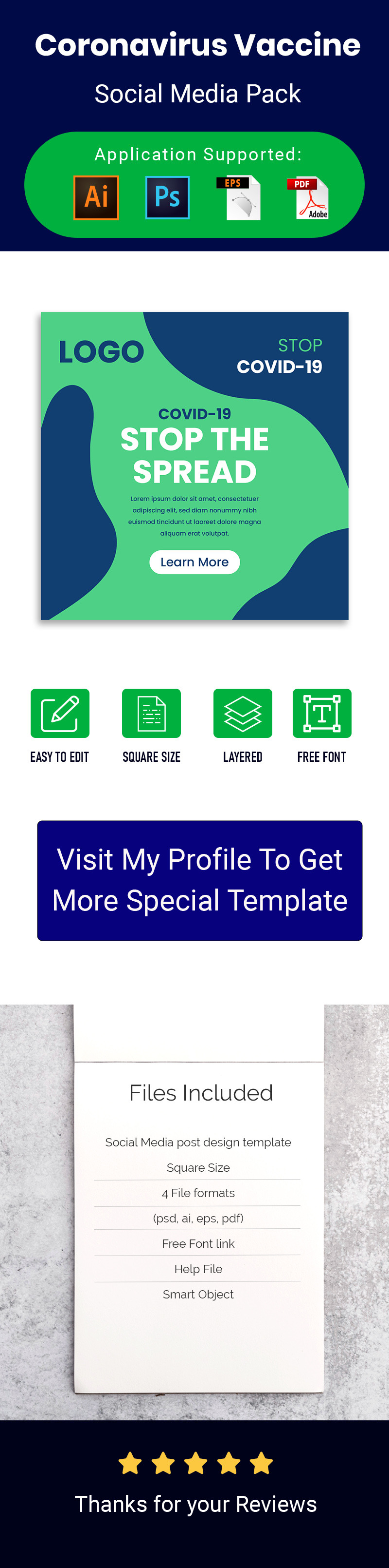 Infection Risk And Disease Template Banner Design