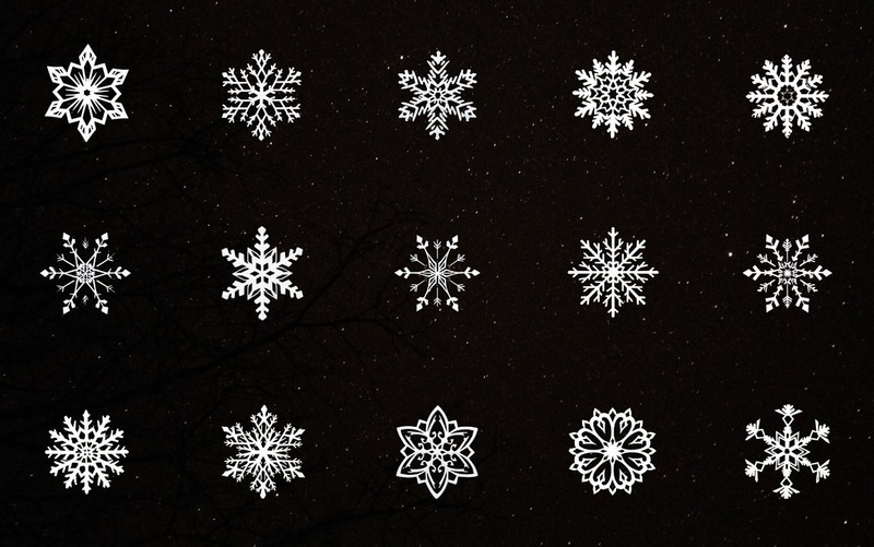 56 White Snowflake Icon PNG Clipart #379840 - TemplateMonster