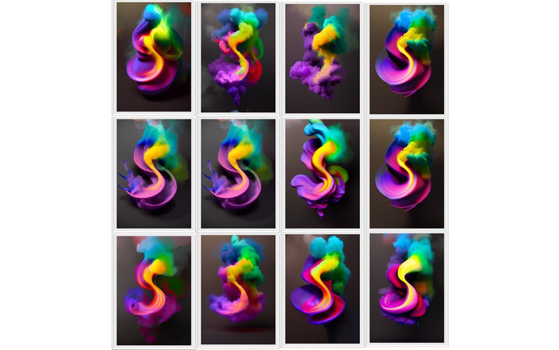 Artistic Painted Smoke Texture Background - TemplateMonster