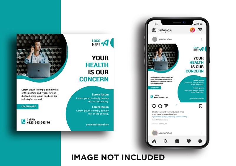 Your Health Is Our Concern Social Media Post