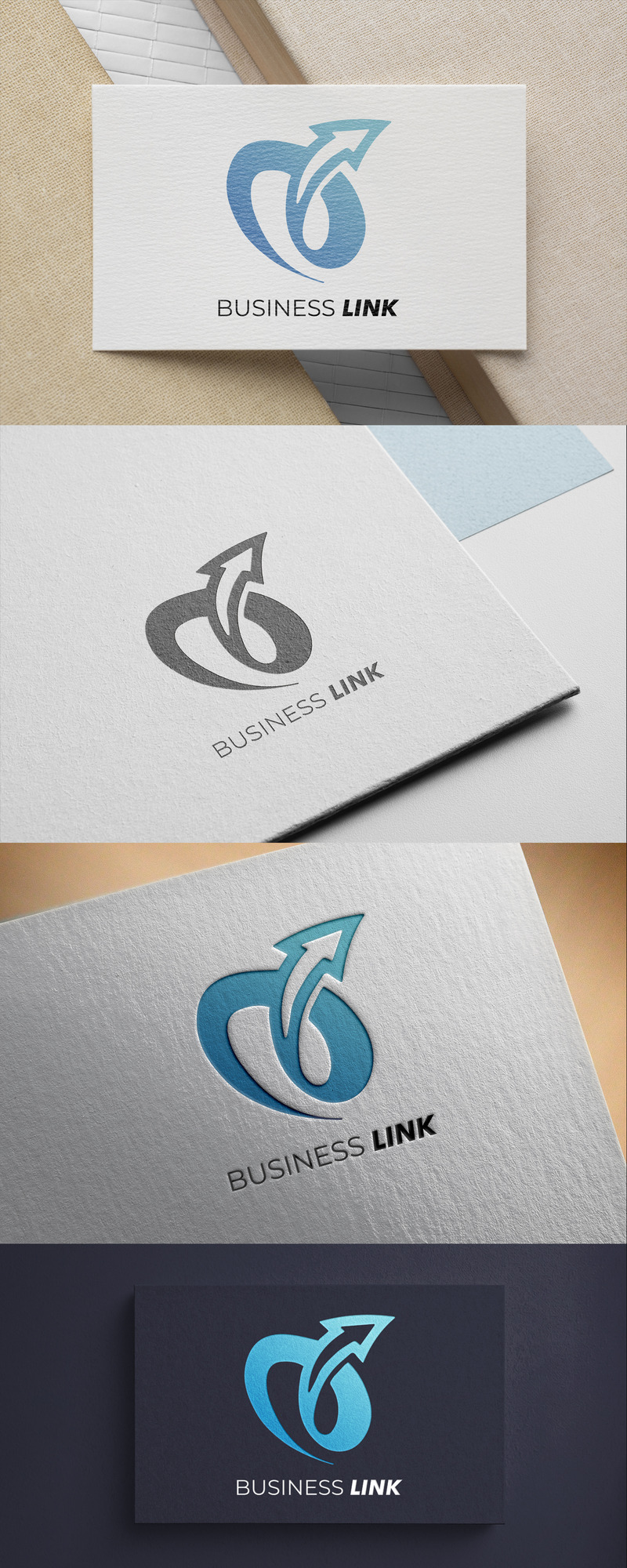 Business Link Logo Design #173086 - TemplateMonster