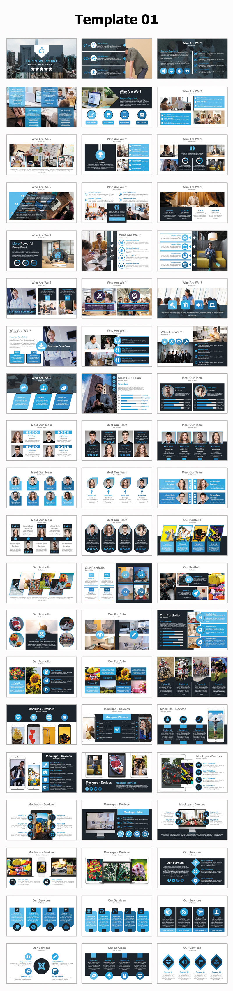 Bundle 2 IN 1 Multipurpose PowerPoint Template