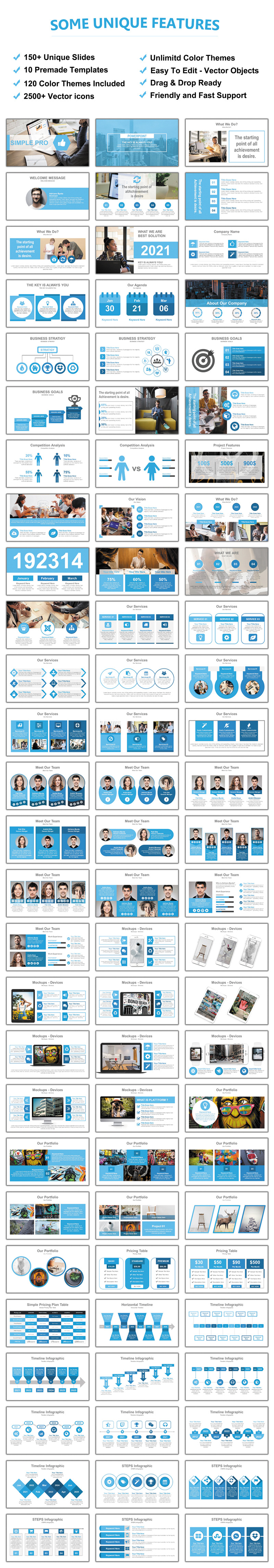 Complete Business Pack Presentation PowerPoint Template