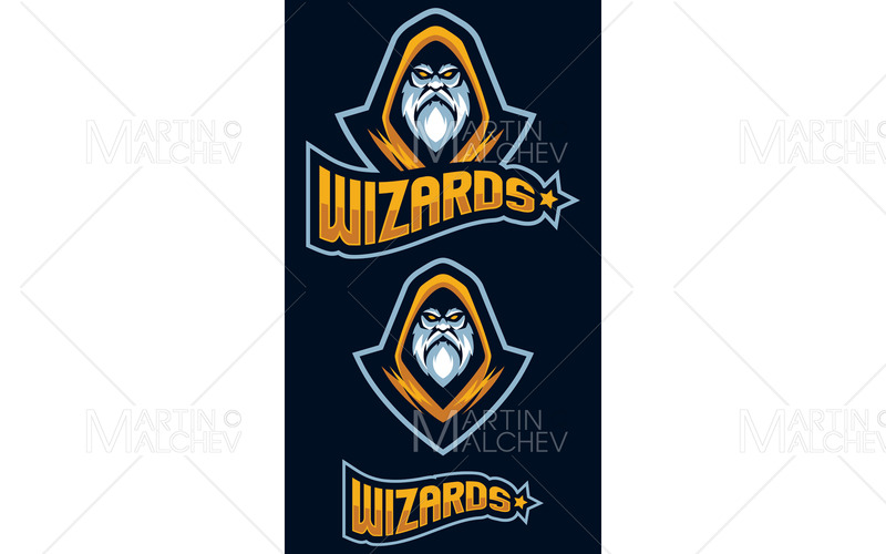Wizard Team Mascot Vector Illustration - TemplateMonster