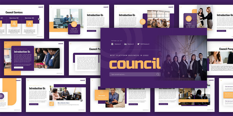 Council Business Multipurpose PowerPoint Presentation Template