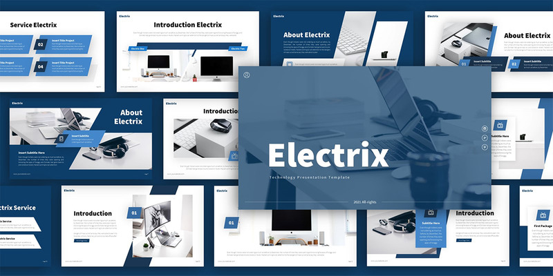 Electrix Technology Multipurpose PowerPoint Presentation Template