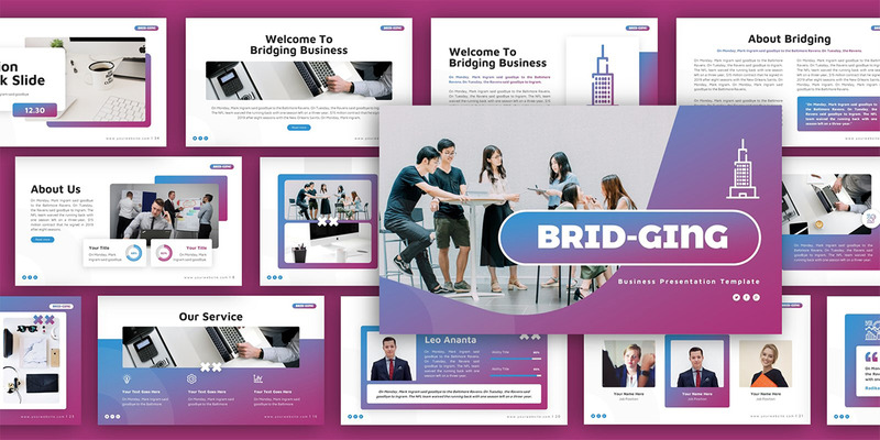 Bridging Business Multipurpose PowerPoint Presentation Template