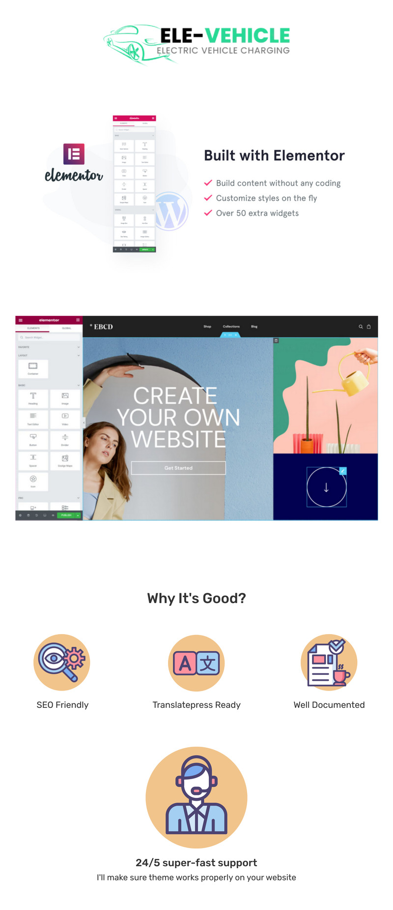 ELE-Vehicle - Electric Vehicle & Charging Station WordPress Theme