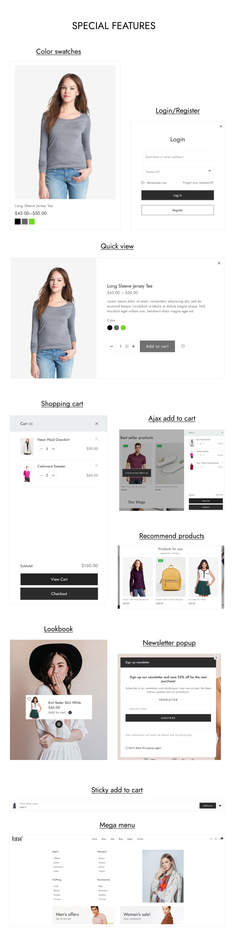 Luna - Fashion eCommerce WordPress Elementor Theme
