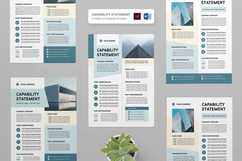 Business Capability Statement Template - TemplateMonster