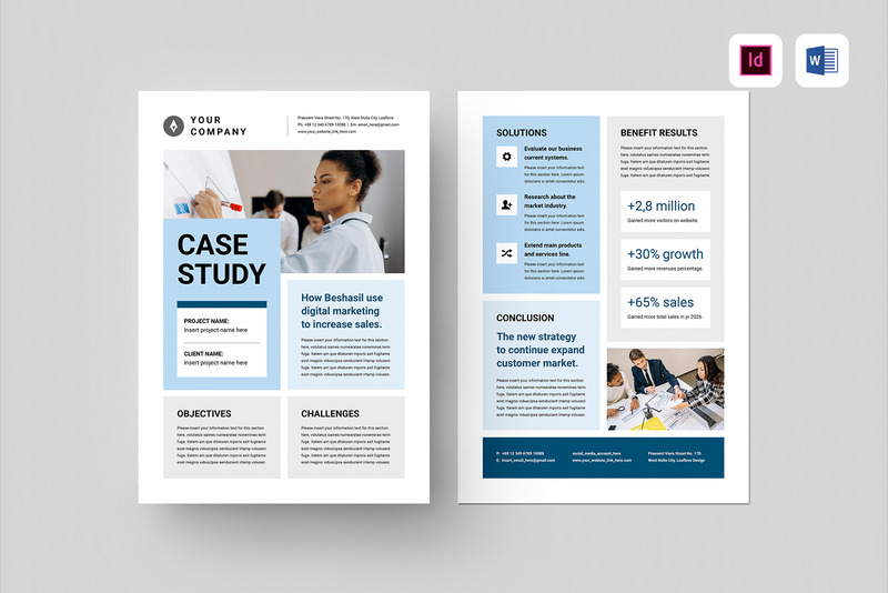 Case Study | Microsoft Word & Adobe Indesign