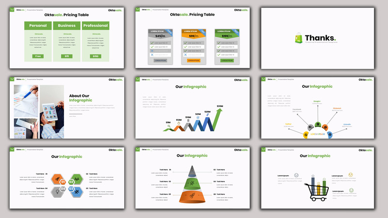 Oktasale - Modern Business PowerPoint - TemplateMonster