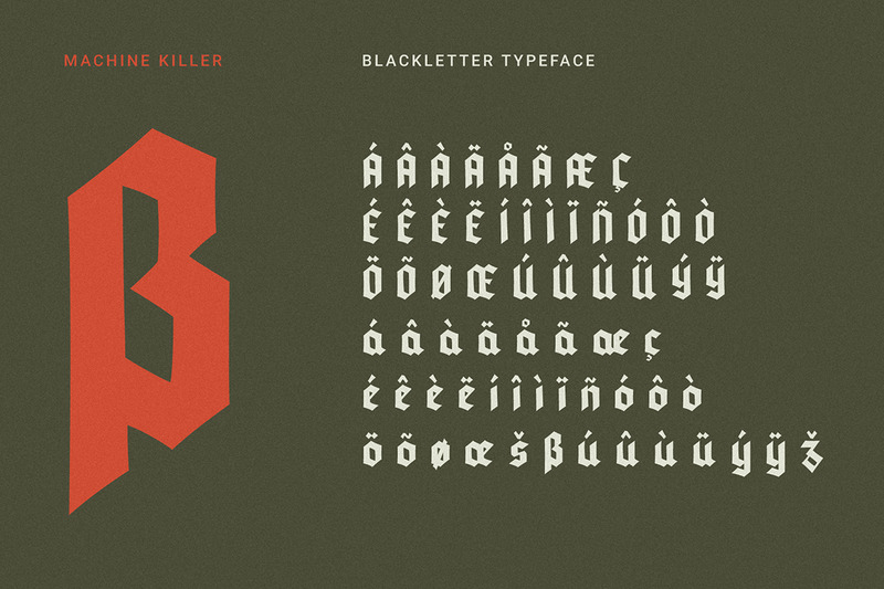 Machine Killer - Blackletter #203099 - TemplateMonster