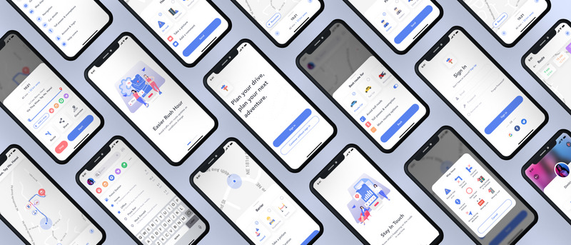 Wizzbang - Navigation Mobile App UI Kit - TemplateMonster