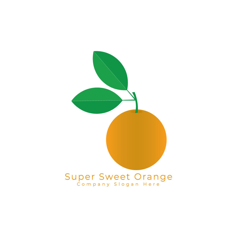 Super Sweet Orange Logo Template #190938 - TemplateMonster