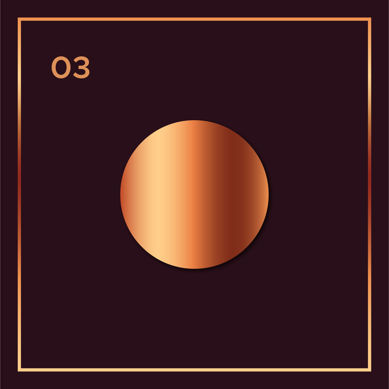 9 Premium Copper Gradients Illustration - TemplateMonster