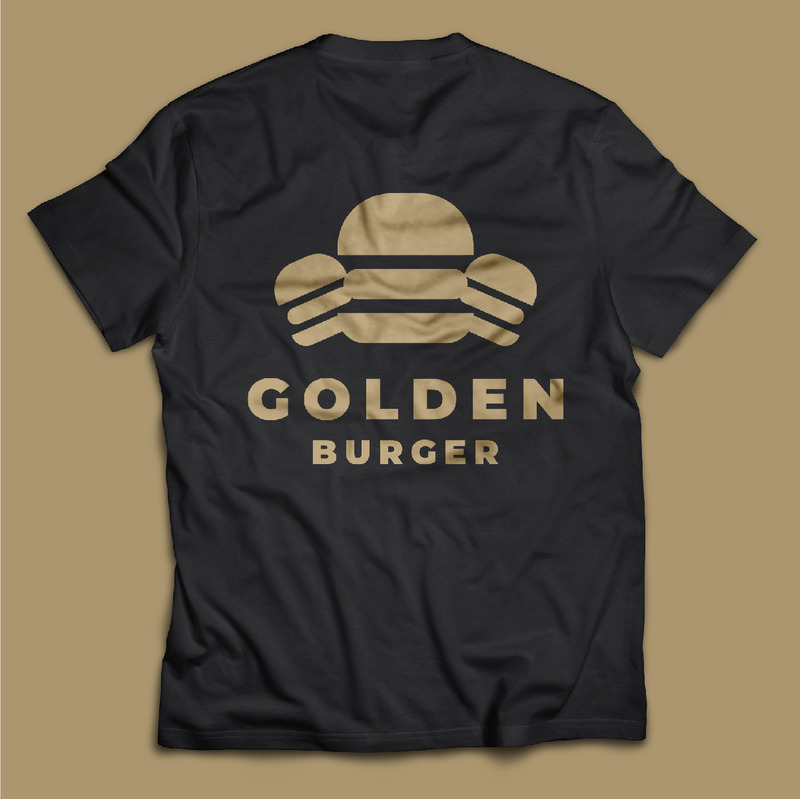 Golden Burger Logo Template #205388 - TemplateMonster