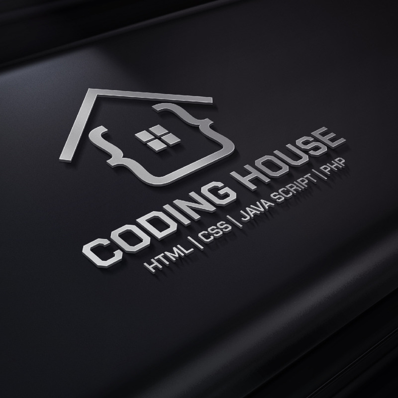 Coding House Minimalist Logo Template - TemplateMonster