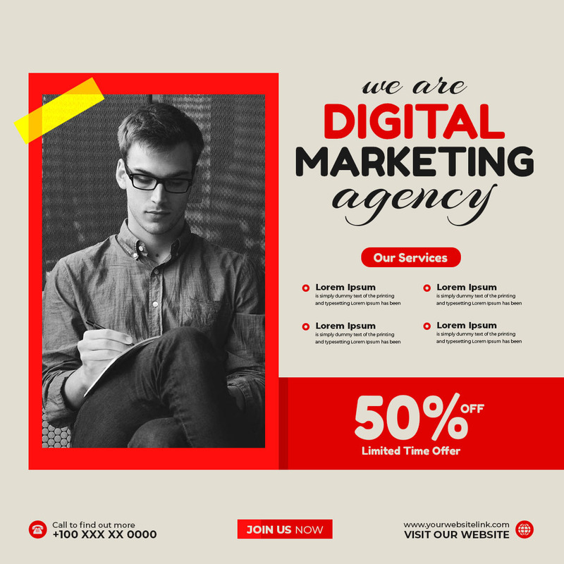 Digital Marketing Agency Creative Social Media Post