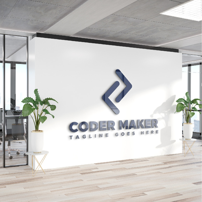 Coder Maker Minimalist Logo Template - TemplateMonster