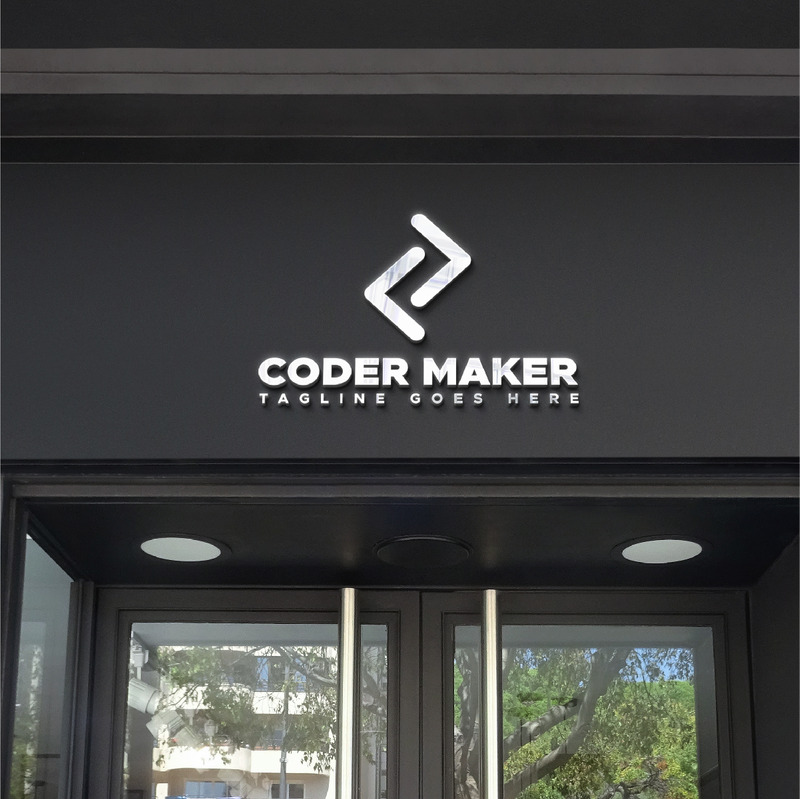 Coder Maker Minimalist Logo Template - TemplateMonster