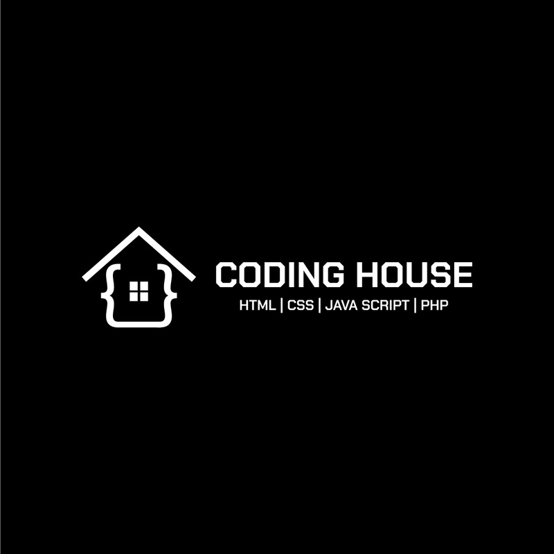 Coding House Minimalist Logo Template - TemplateMonster