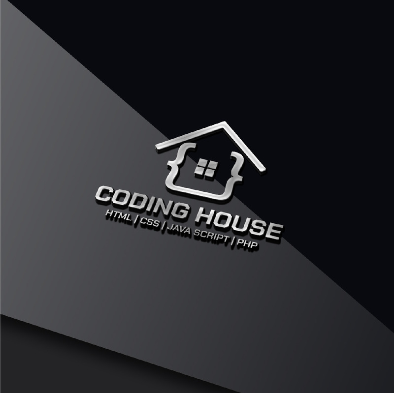 Coding House Minimalist Logo Template - TemplateMonster