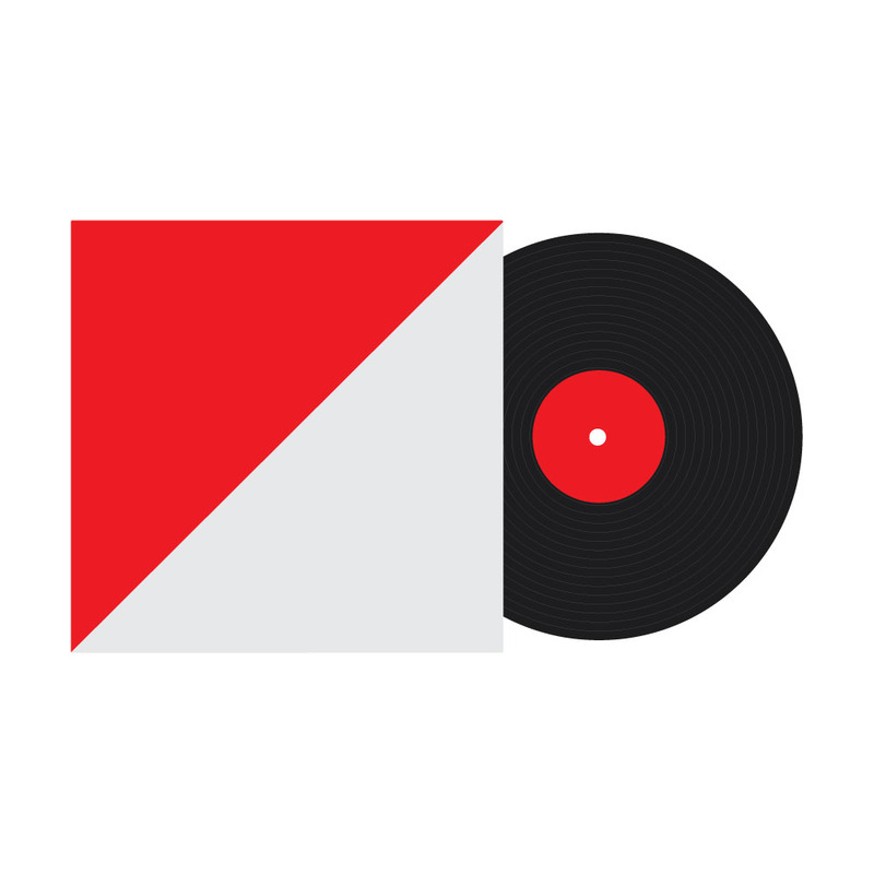 Vintage Vinyl Record Mockup with Cover Template - Realistic Side View ...