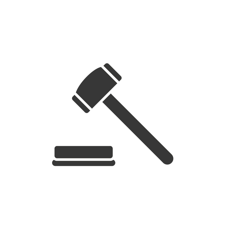 Judge Gavel Icon: Symbol of Law, Justice, and Legal Authority