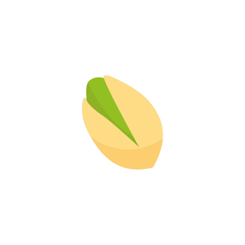 Pistachio icon symbol template #446793 - TemplateMonster