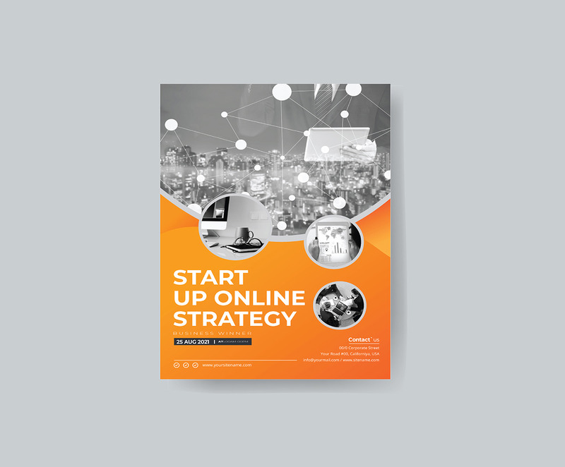 Plantilla de volante promocional empresarial