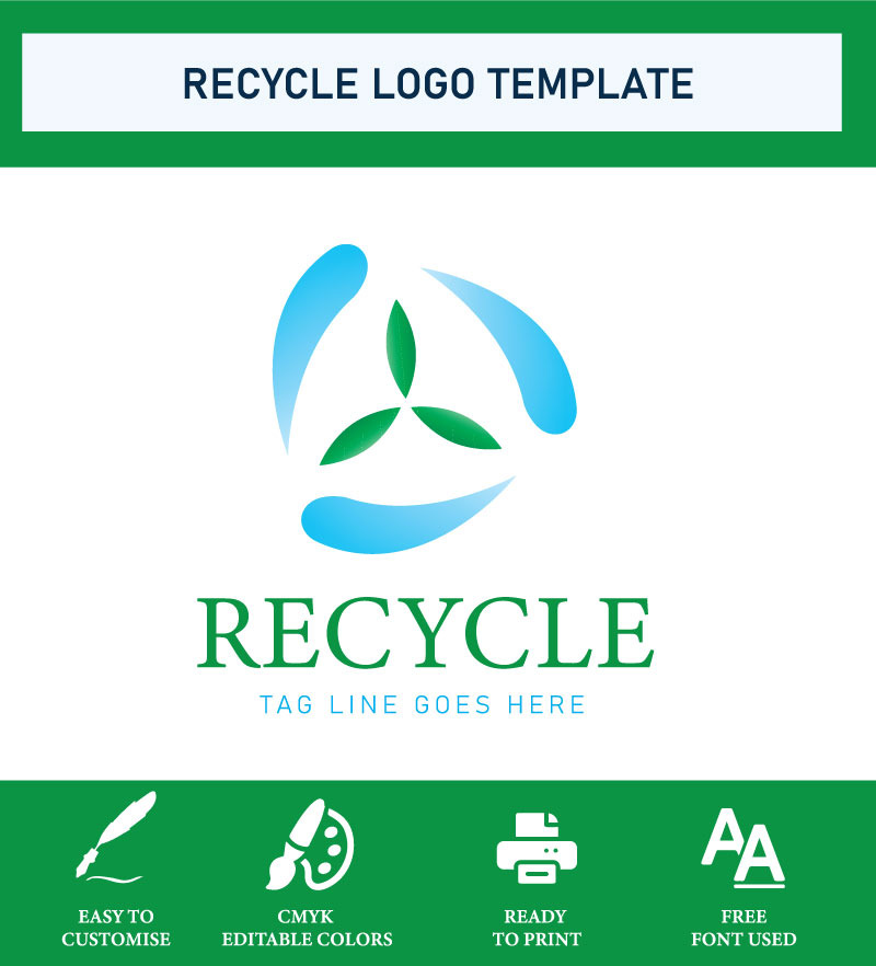 Recycle Logo Template - Recycle Logo - TemplateMonster