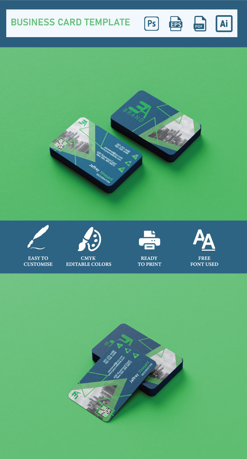 Creative Corporate Business Card - Business Card