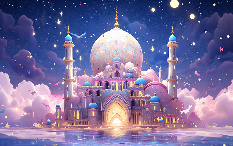 Mosque design bundle_luxury mosque background_premium mosque background ...