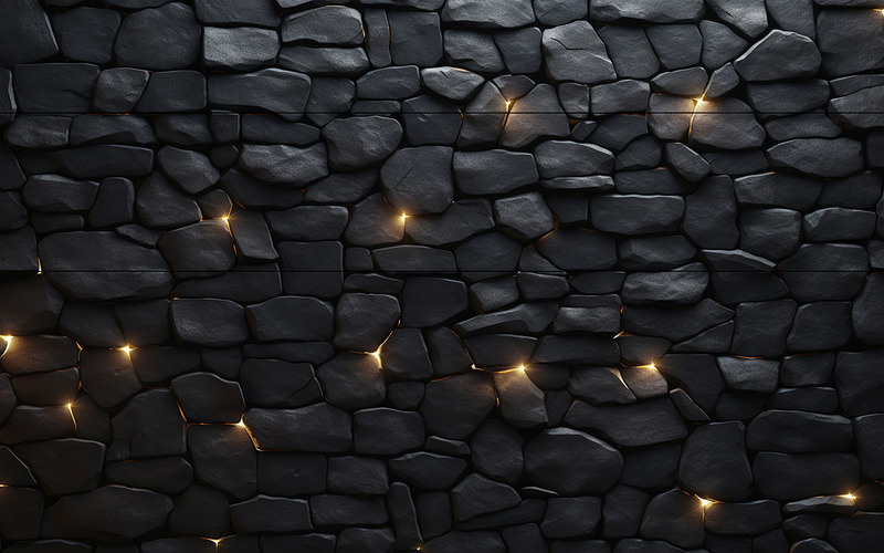 Dark stone wall pattern background #508762 - TemplateMonster