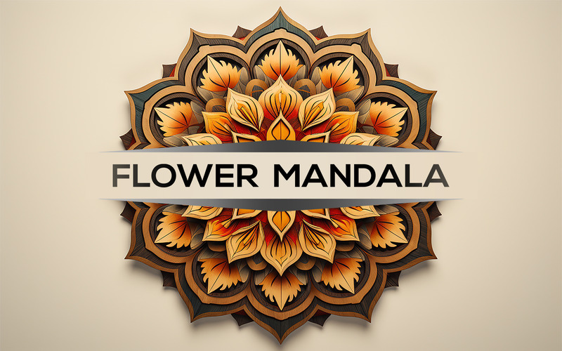 Colorful vintage mandala | sign mandala design | mandala identity design